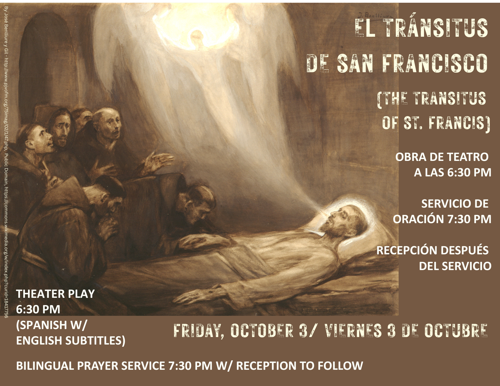 The Transitus of St. Francis - theater play