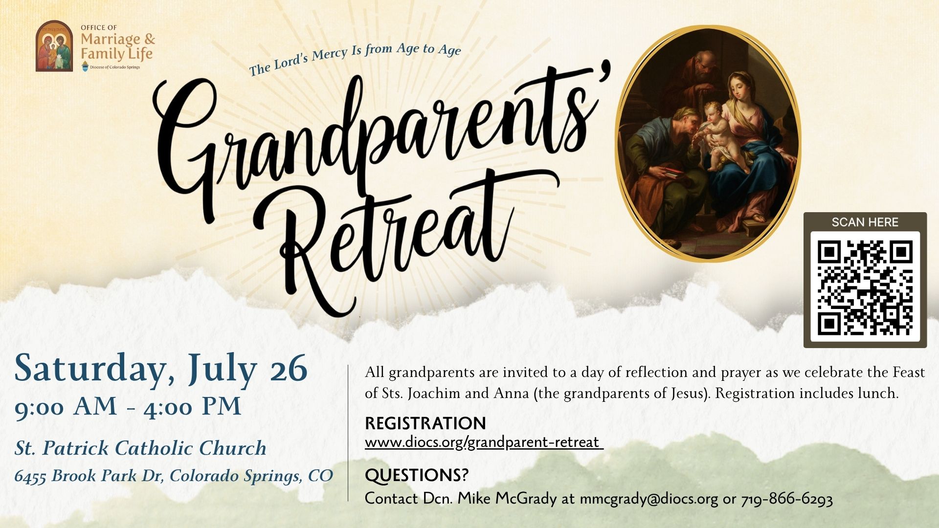 Rediscover Your Faith Spiritual Retreat: Stewardship and Saints